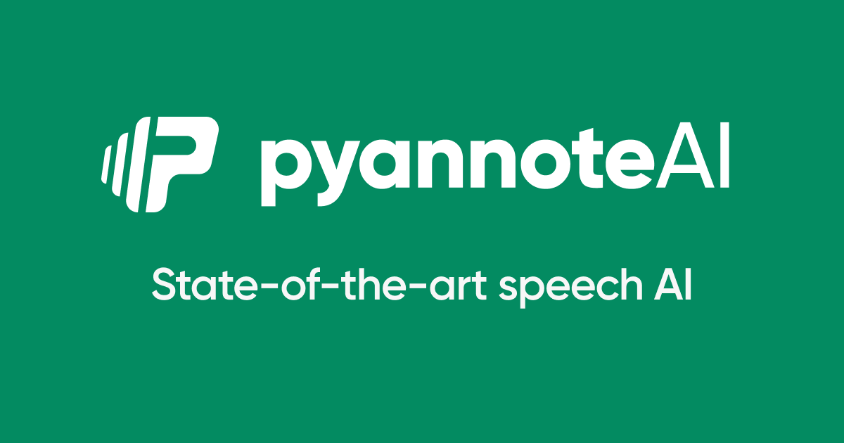 Dashboard pyannoteAI